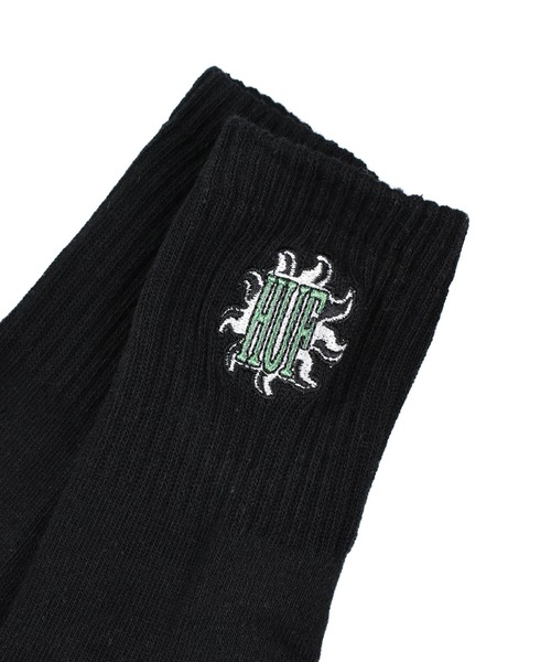 HUF（ハフ） 靴下 「C-HUF2」「HUF/ハフ」APOLLO 1/4 SOCK SK00898 メンズ レディース : ZOZOTOWN ...