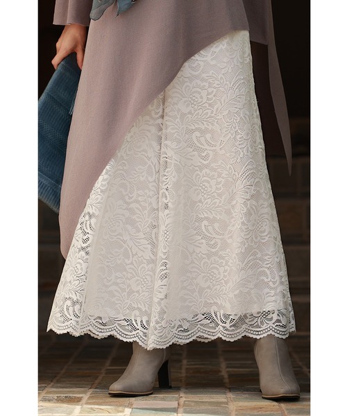 cawaii パンツ 見せて可愛い 裏起毛レースペチパンツ レディース