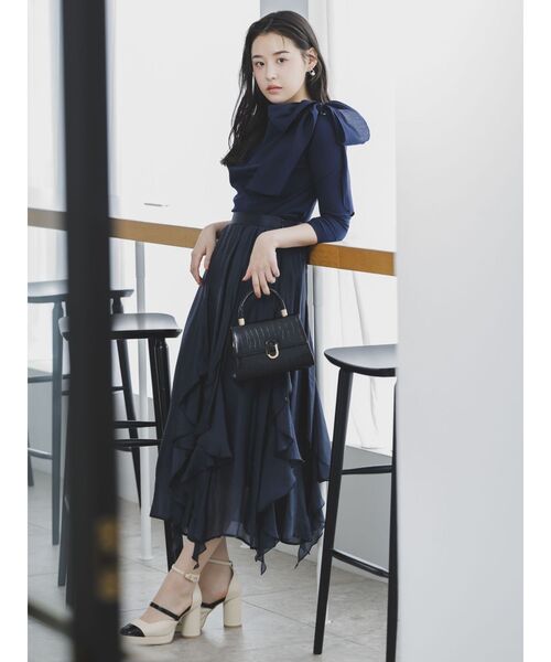 dazzlin tシャツ ネックドレープカットトップス レディース : ZOZOTOWN Yahoo!店 - 通販 - Yahoo!ショッピング