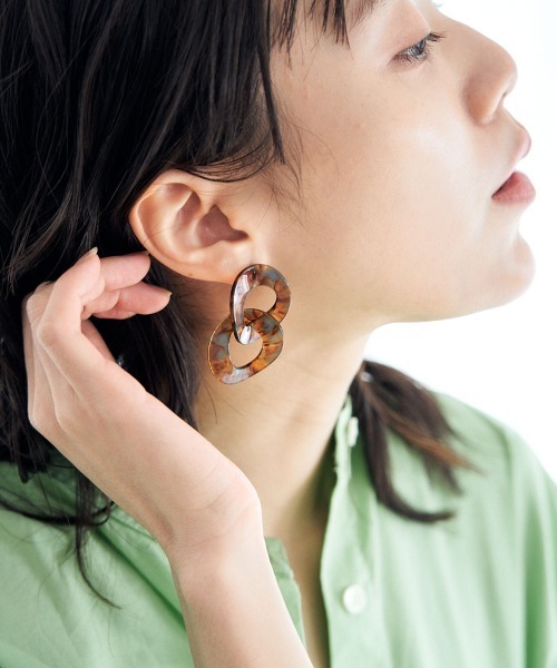 marjour ピアス CLEAR MARBLE PIERCE レディース : ZOZOTOWN Yahoo!店 - 通販 - Yahoo!ショッピング