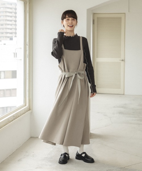 pairmanon ジャンパースカート 「ママサイズ」ウエストリボン付き : ZOZOTOWN Yahoo!店 - 通販 - Yahoo!ショッピング