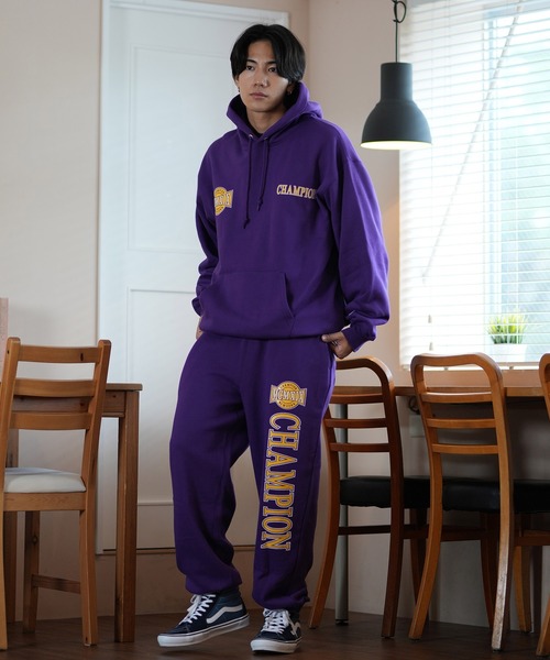 Champion パーカー CHAMPION/チャンピオン スウェットパーカー/プルオーバー ルーズシルエット 裏起毛 セットアップ対応 C3-A108 メンズ レディ : ZOZOTOWN ...