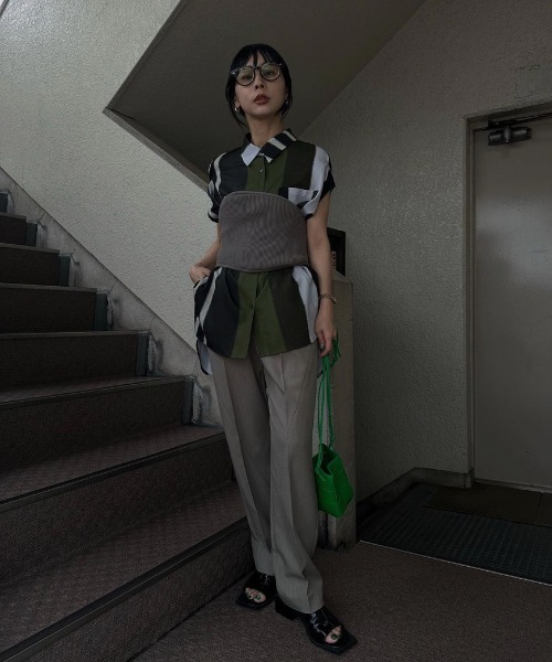 シャツ ブラウス BLURRED STRIPE OVER SHIRT レディース : 75085309 : ZOZOTOWN Yahoo!店 - 通販 - Yahoo!ショッピング