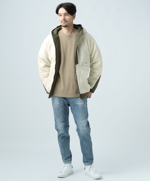 Yahoo!オークション - 「BAYFLOW」 ブルゾン MEDIUM モカ メンズ