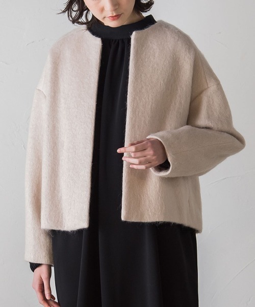 LAUTREAMONT 「LAUTREAMONT」 ノーカラージャケット 38 グレー レディース : ZOZOTOWN Yahoo!店 - 通販 - Yahoo!ショッピング