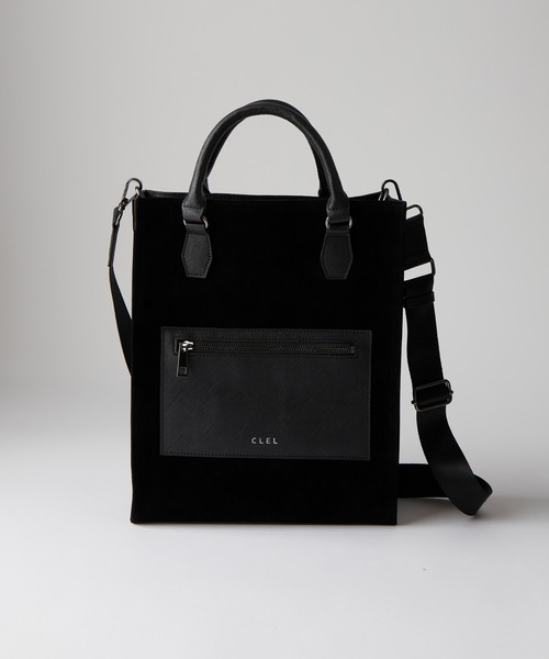 トートバッグ バッグ 「CLEL」2way Fake Suede Tote Bag /2way フェイクスエード トートバッグ ...