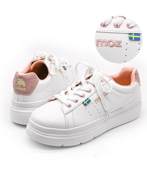 moz 「moz」 ローカットスニーカー LL ピンク レディース : ZOZOTOWN Yahoo!店 - 通販 - Yahoo!ショッピング