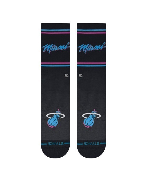 STANCE（スタンス） 靴下 STANCE MIAMI HEAT CITY EDITION 2026（スタンス マイアミ・ヒート シティ ...