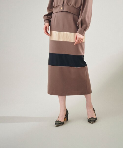 GRACE CONTINENTAL（グレースコンチネンタル） スカート ポンチコンビ