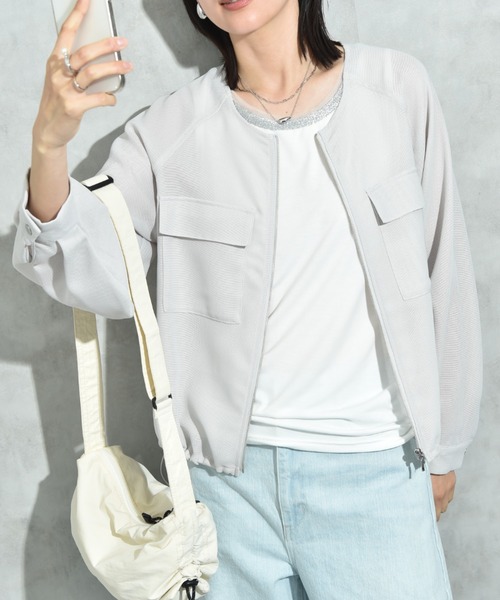 INTERPLANET ジャケット ブルゾン メッシュZIPブルゾン レディース : ZOZOTOWN Yahoo!店 - 通販 - Yahoo!ショッピング