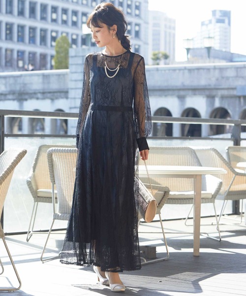 Dorry Doll 「Dorry Doll」 長袖ワンピース 38 ブラック レディース : ZOZOTOWN Yahoo!店 - 通販 - Yahoo!ショッピング