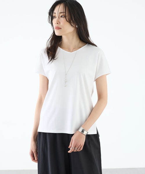 A/C DESIGN BY ALPHA CUBIC tシャツ 2025春夏「接触冷感・UVカット」フレンチスリーブTシャツ レディース : ZOZOTOWN Yahoo!店 - 通販 ...