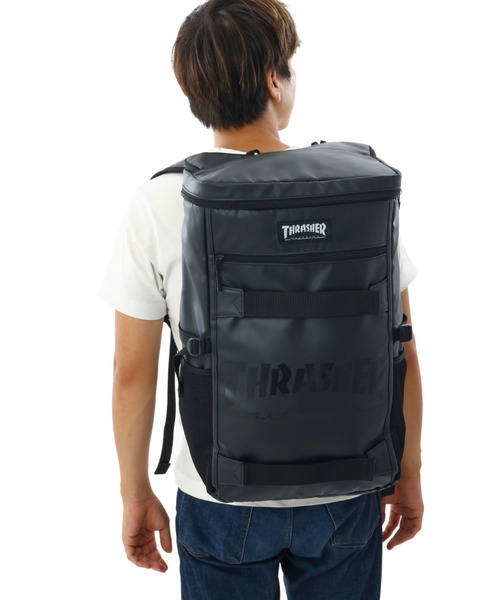 MAISON mou リュック 「THRASHER/スラッシャー」BOXリュック37L レディース メンズ : ZOZOTOWN Yahoo!店 - 通販 - Yahoo!ショッピング