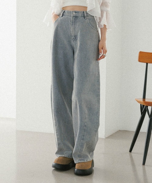 Heather ジーンズ デニム デニムパンツ ビジューカーブデニムパンツ 491005 レディース : ZOZOTOWN Yahoo!店 - 通販 - Yahoo!ショッピング