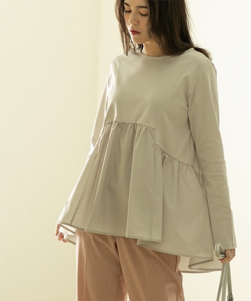 OPAQUE.CLIP（オペークドットクリップ） 長袖カットソー 38 ベージュ レディース : ZOZOTOWN Yahoo!店 - 通販 - Yahoo!ショッピング