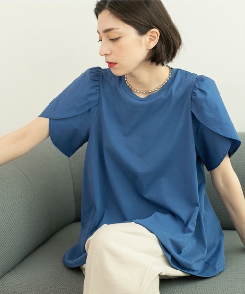 OPAQUE.CLIP 「OPAQUE.CLIP」 半袖カットソー 38 ブルー系その他 レディース : ZOZOTOWN Yahoo!店 - 通販 - Yahoo!ショッピング