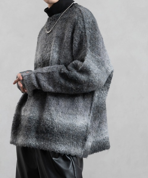 Adoon plain 「Adoon plain」 長袖ニット LARGE ブラック メンズ : ZOZOTOWN Yahoo!店 - 通販 - Yahoo!ショッピング