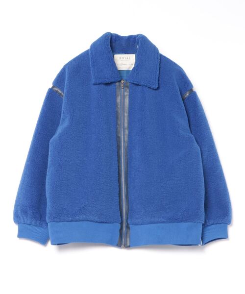 roial ブルゾン アウター JACKET/ROIAL(ロイアル）ショート丈ボアブルゾン レディース : ZOZOTOWN Yahoo!店 ...