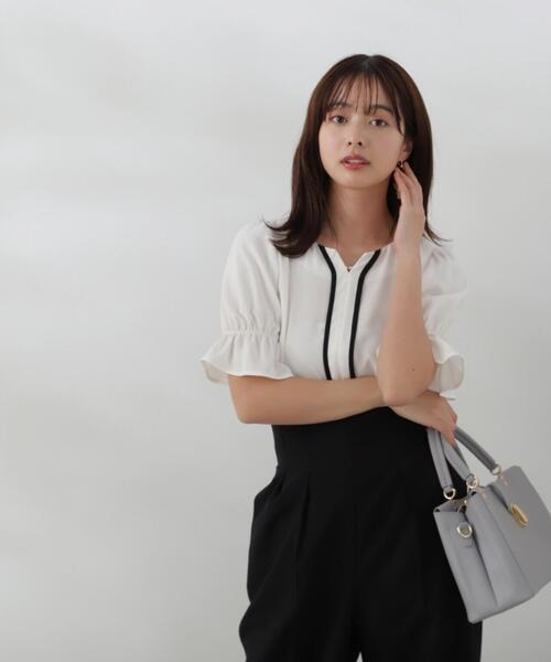 PROPORTION BODY DRESSING 「PROPORTION DRESSING」 半袖ブラウス SMALL ホワイト系その他 ...