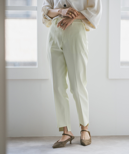 Yahoo!オークション - 「NOBLE」 パンツ 38 ベージュ レディース