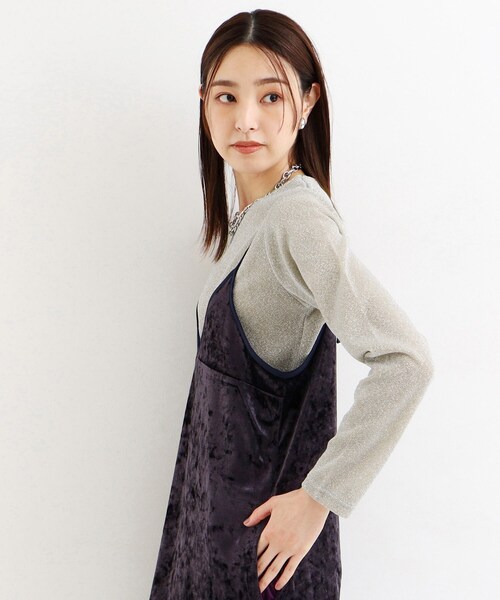 THE SHOP TK tシャツ ラメシアーパワーネットプルオーバー レディース : ZOZOTOWN Yahoo!店 - 通販 - Yahoo!ショッピング