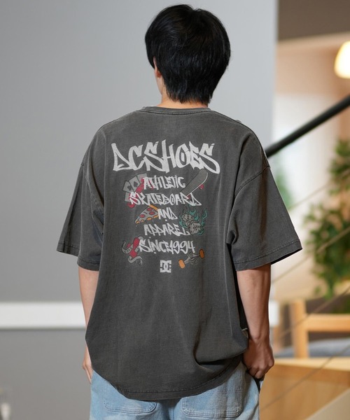 DC SHOES tシャツ DC/ディーシー 半袖 Tシャツ バックプリント オーバーサイズ 25 JUMBLE UP SS ...