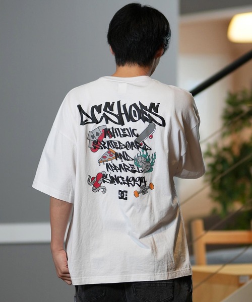 DC SHOES tシャツ DC/ディーシー 半袖 Tシャツ バックプリント オーバーサイズ 25 JUMBLE UP SS ...