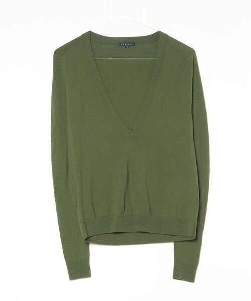 「theory 」 Vネックニット 2 グリーン レディース : 81298320 : ZOZOTOWN Yahoo!店 - 通販 - Yahoo!ショッピング