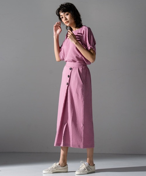 Yahoo!オークション - 「socolla」 タイトスカート S ピンク レディー...