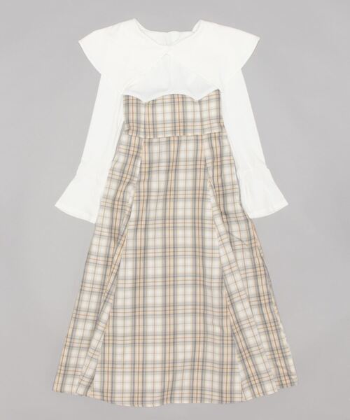 dazzlin 「dazzlin」 長袖ワンピース MEDIUM オフホワイト レディース : ZOZOTOWN Yahoo!店 - 通販 - Yahoo!ショッピング