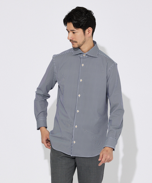 ABAHOUSE（アバハウス） シャツ 「FLEX SHIRTS / Dry Moment使用