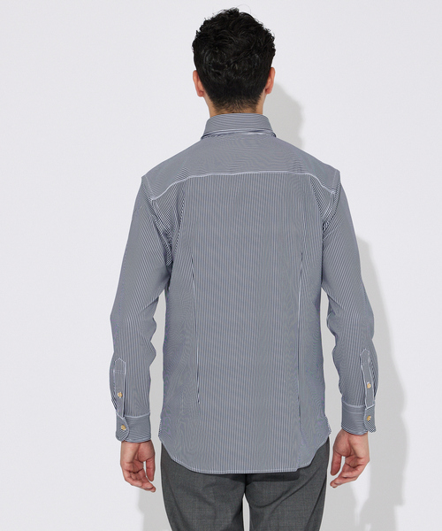 ABAHOUSE（アバハウス） シャツ 「FLEX SHIRTS / Dry Moment使用