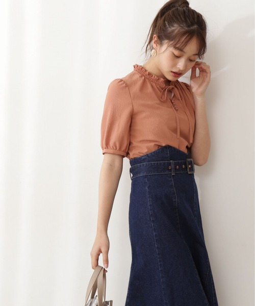 PROPORTION BODY DRESSING 「PROPORTION DRESSING」 半袖ブラウス SMALL ベージュ系その他 ...