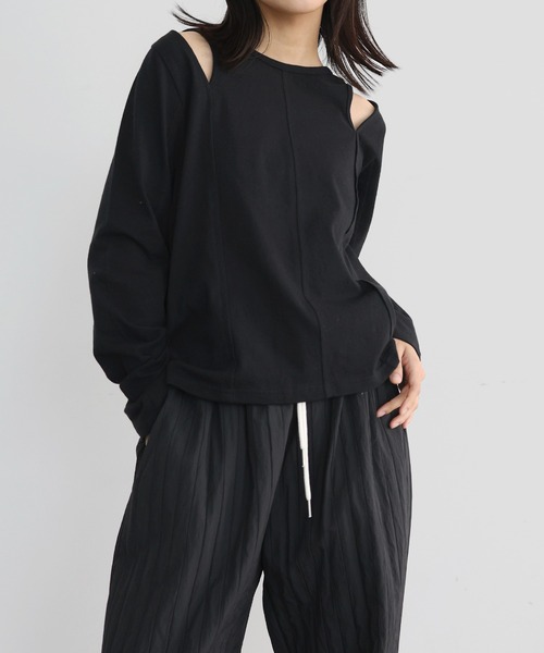 Yahoo!オークション - 「hellam」 長袖カットソー FREE オフホワイト ...