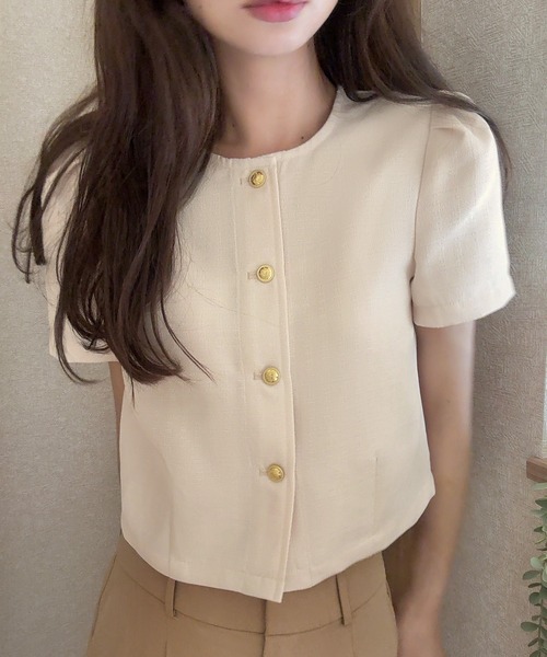 LAUIR 「LAUIR」 半袖ブラウス X-LARGE アイボリー レディース : ZOZOTOWN Yahoo!店 - 通販 - Yahoo!ショッピング