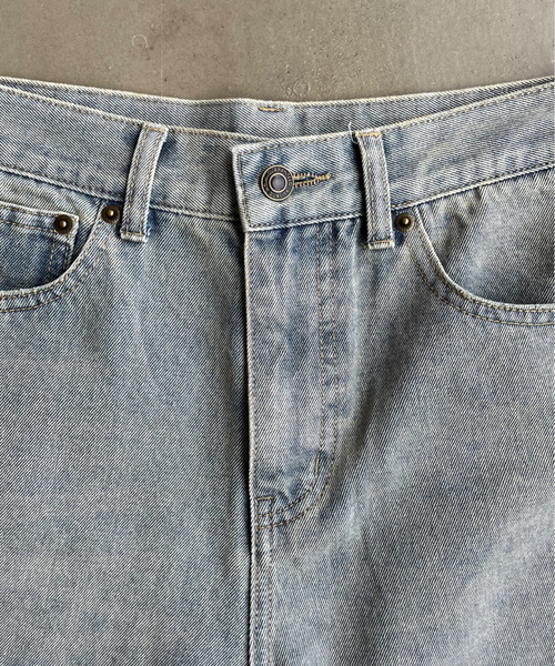 Yahoo!オークション - 「SHAGGIE」 スキニーデニムパンツ X-SMALL ブル...