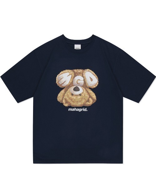 レディース tシャツ Tシャツ 「mahagrid/マハグリッド」MGD BEAR TEE/ベア 半袖 カットソー :72625325 ...
