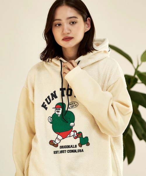 パーカー Duckster/ダックスター 裏起毛 プルパーカー（ランニング オジサン） メンズ レディース : 86537325 ...
