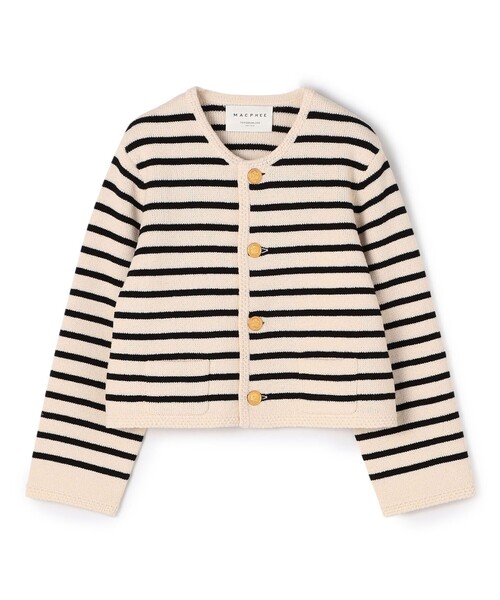 Yahoo!オークション - 「MACPHEE」 ニットカーディガン S オレンジ レ...