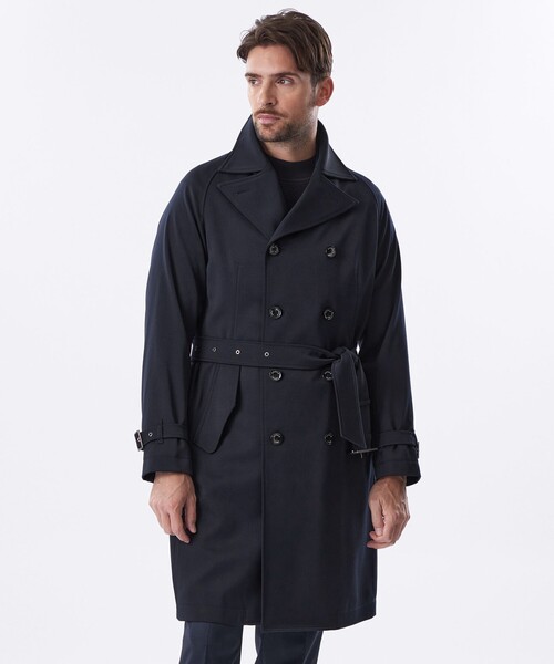 EPOCA UOMO コート ジャケット ダブルブレストウールミックスコート メンズ : ZOZOTOWN Yahoo!店 - 通販 - Yahoo!ショッピング