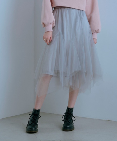 Yahoo!オークション - 「Lil Ambition」 ロングスカート FREE カーキ ...