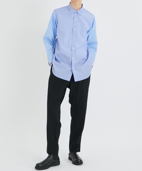 soe シャツ STUDIOUS別注 switching shirts メンズ : ZOZOTOWN Yahoo!店 - 通販 - Yahoo!ショッピング