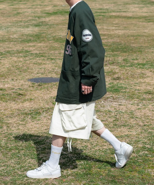 Yahoo!オークション - 「Perushu」 ハーフパンツ LARGE アイボリー メ...