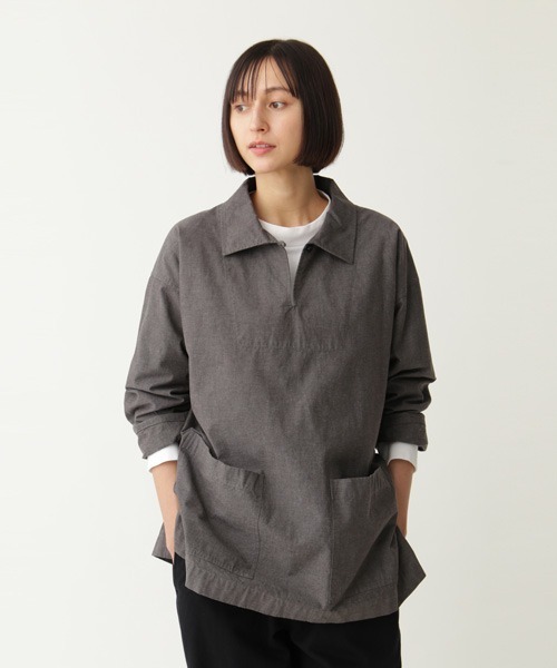 MHL. 「MHL.」 長袖シャツ 2 グレー レディース : ZOZOTOWN Yahoo!店 - 通販 - Yahoo!ショッピング