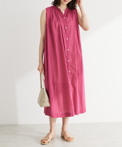 Green Parks 「Green Parks」 「chocol raffine robe」ノースリーブワンピース FREE ピンク ...