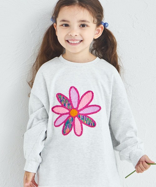 pairmanon tシャツ 「綿100%」ガールズ 異素材モチーフ ロンT キッズ 子供服 女の子 : ZOZOTOWN Yahoo!店 - 通販 - Yahoo!ショッピング