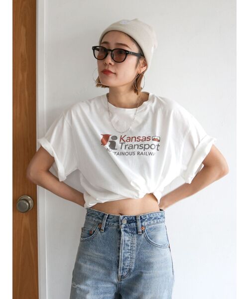 Ungrid tシャツ カラーロゴルーズTee レディース : ZOZOTOWN Yahoo!店 - 通販 - Yahoo!ショッピング