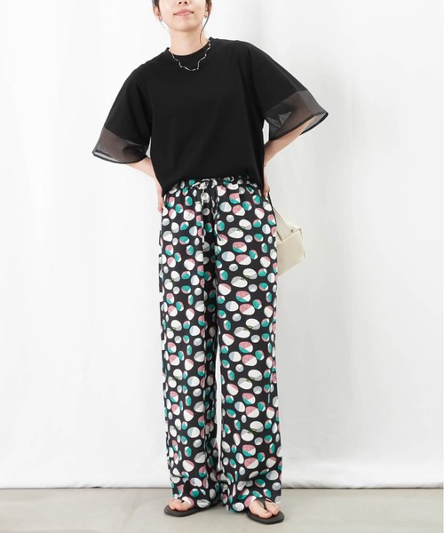 LADY LUCK LUCA パンツ LC/LLL プリントワイドパンツ/柄プリントパンツ レディース : ZOZOTOWN Yahoo!店 - 通販 - Yahoo!ショッピング