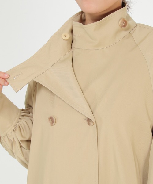 LBC（エルビーシー） トレンチコート コート スタンドカラーボリューム