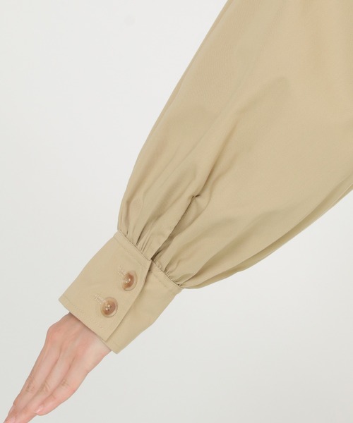 LBC（エルビーシー） トレンチコート コート スタンドカラーボリューム